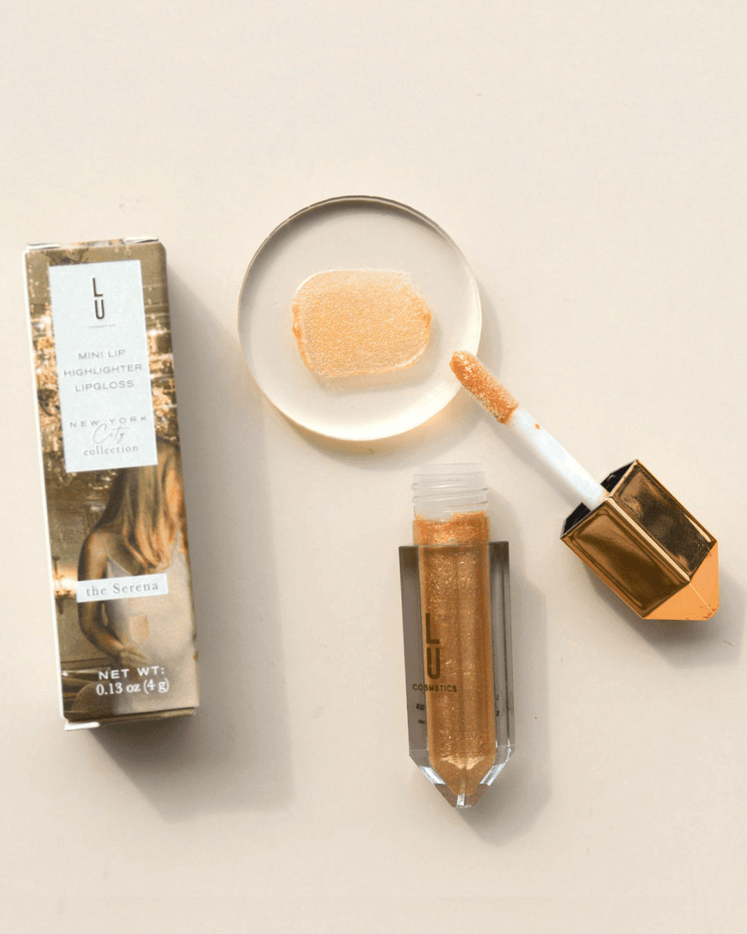 The Serena MINI - Lip Highlighter (Iluminador de labios) – Lu Cosmetics